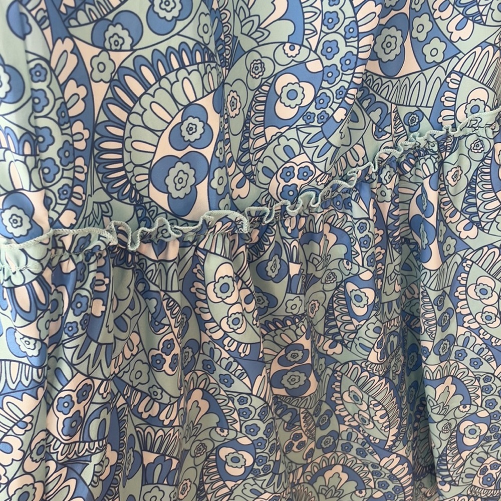 Paloma Blue Blue Floral Maxi Dress One Shoulder - Gem